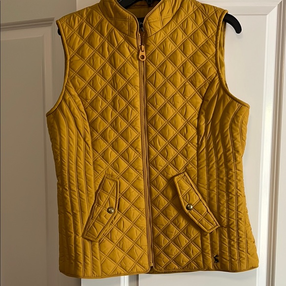 Joules | Jackets & Coats | Joules Quilted Mustard Yellow Vest | Poshmark